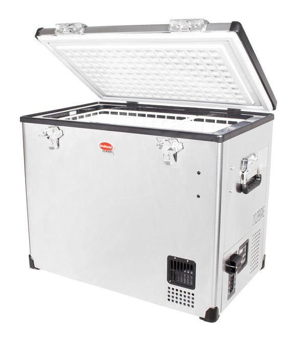 80L Single Compartment Stainless Steel Fridge/Freezer AC/DC by Snomast ...