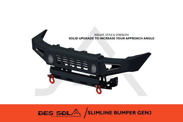 Slim-Line Bumper for Suzuki Jimny Gen 3 by Des Sol – Wild Access